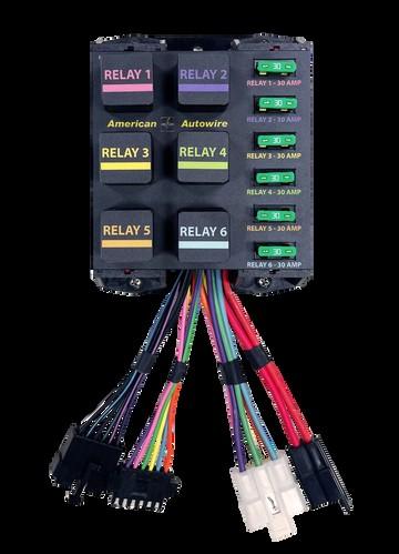 6 Position Banked Relay Panel – Jackson Automotive Products