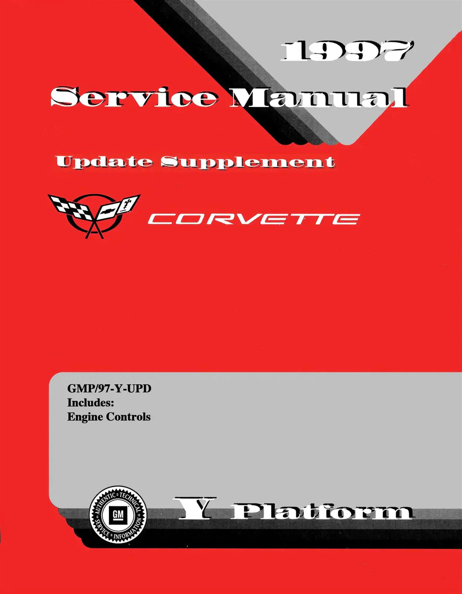1997 Corvette Service Manual Supplement - For Corvettes w/ Updated PCM ...